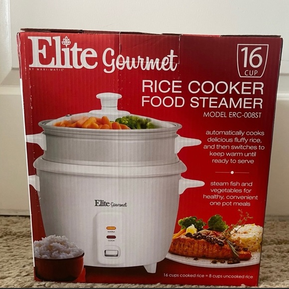 elite gourmet | Kitchen | 6 Cup Rice Cooker Wfood Steamer | Poshmark